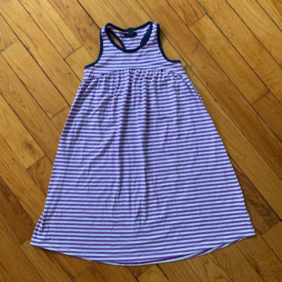 GAP | Dresses | Gapkids Girls Sundress Large Purple Stripes With Navy ...